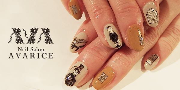 Edward Gorey | 東京原宿・表参道ネイルサロンAVARICE